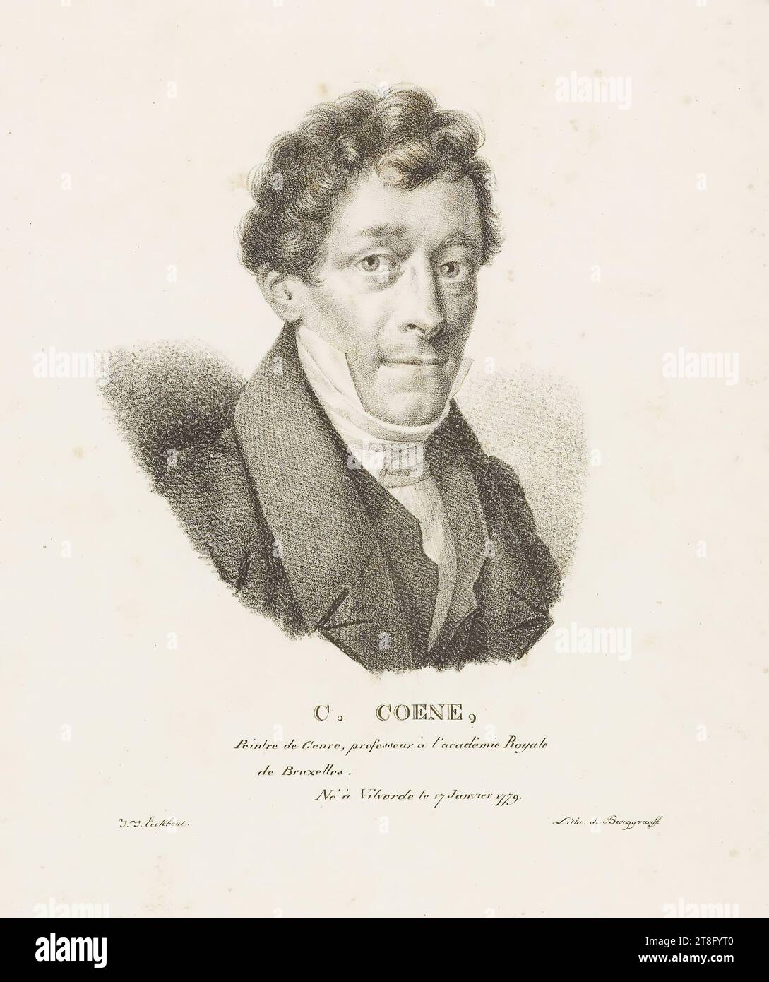 C. COENE, Genre painter, professor of the Royal Academy, Brussels ...