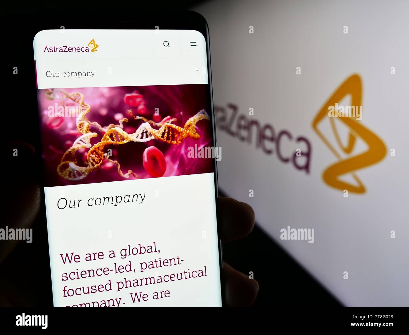 Astrazeneca screen hi-res stock photography and images - Alamy