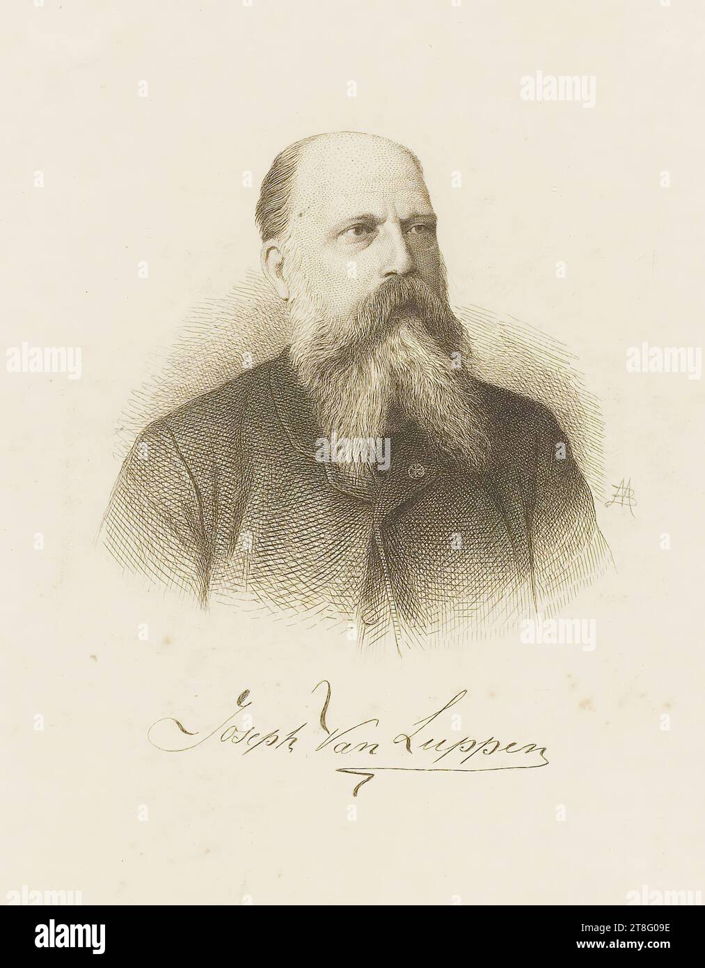 JBM monogram. Joseph Van Luppen signature Stock Photo - Alamy