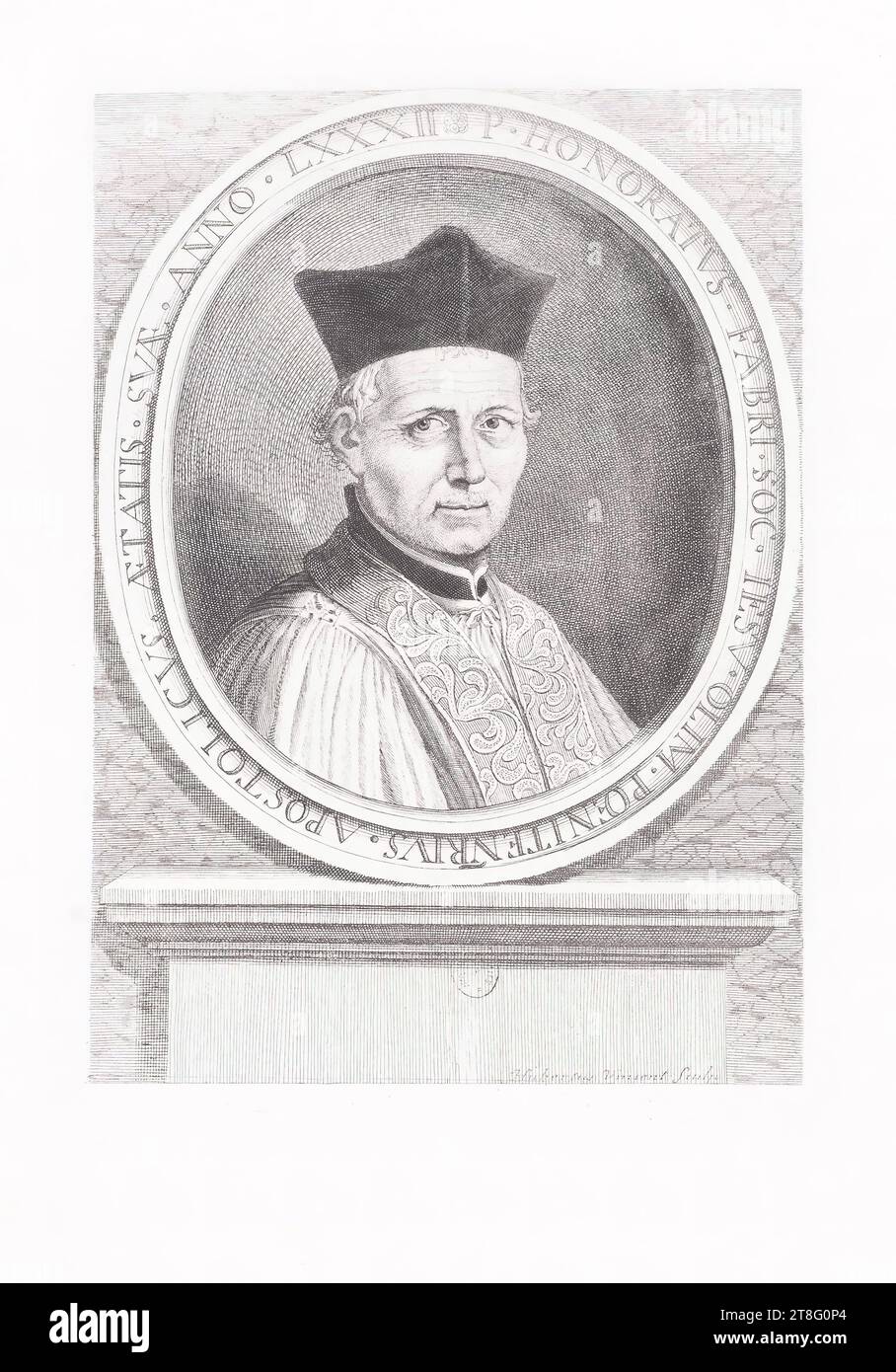 P. HONORATUS * FABRI * SOC * JESUS * FORMERLY * PENITENT * APOSTOLIC ...