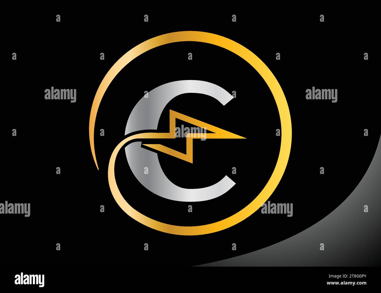 Letter c c thunder hi-res stock photography and images - Alamy