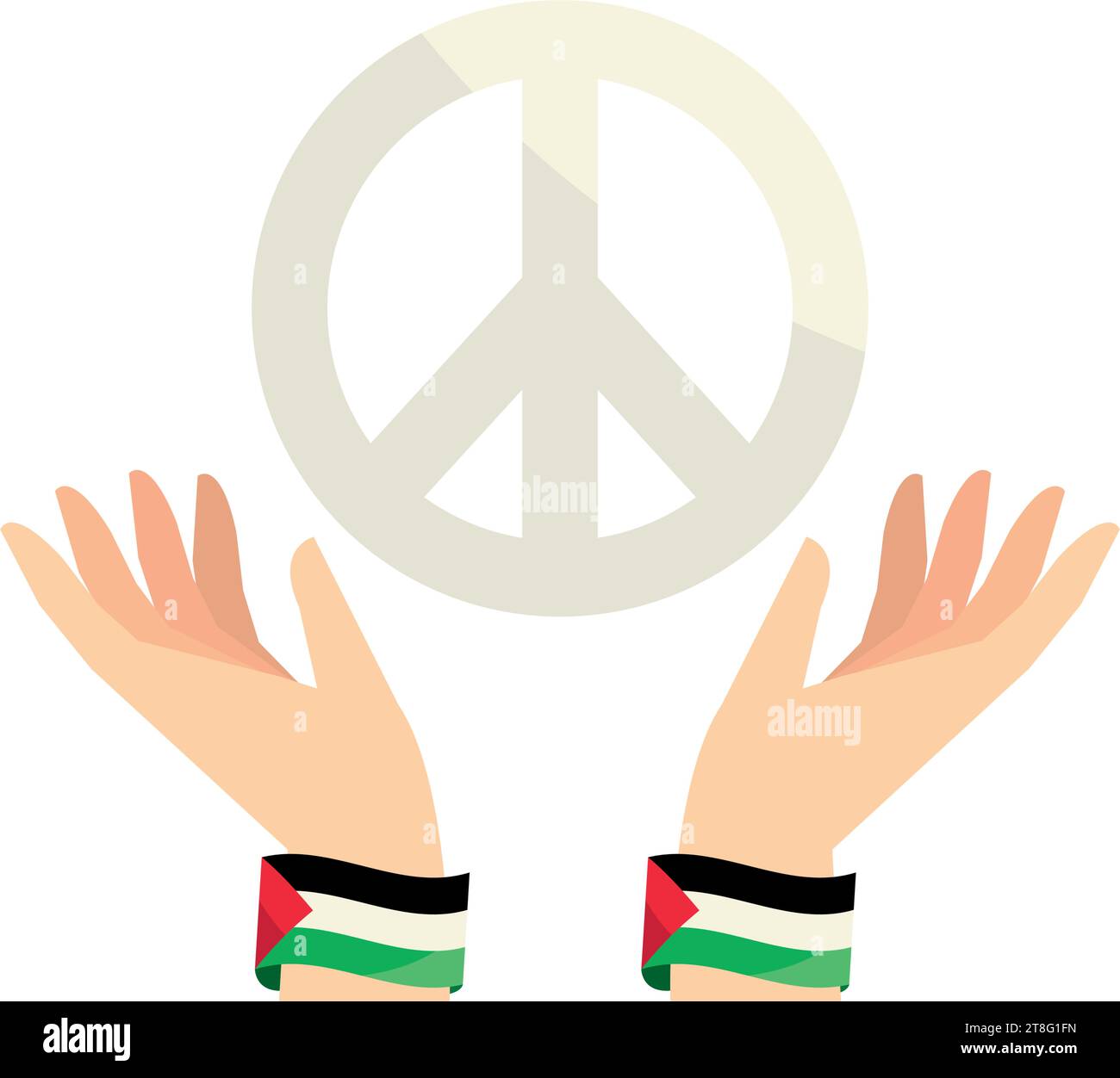 palestine peace illustration Stock Vector Image & Art - Alamy