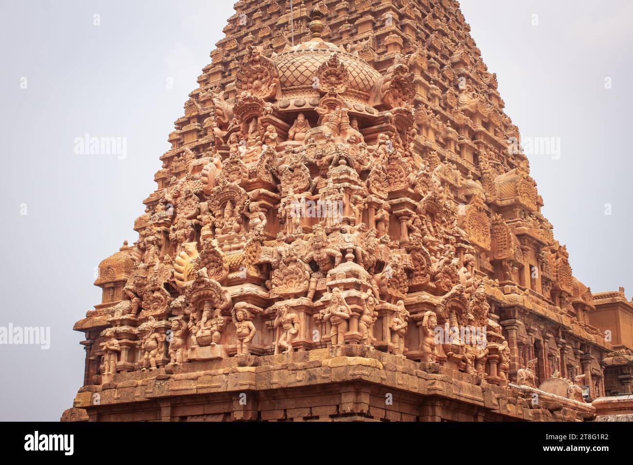One of the tower in complex of Thanjavur Big Temple(also referred as ...