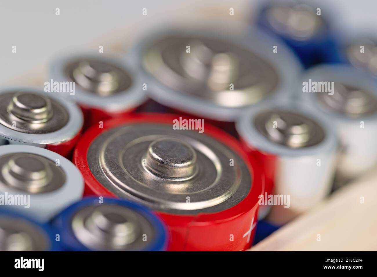 Batteries and accumulators in a close-up Stock Photo - Alamy