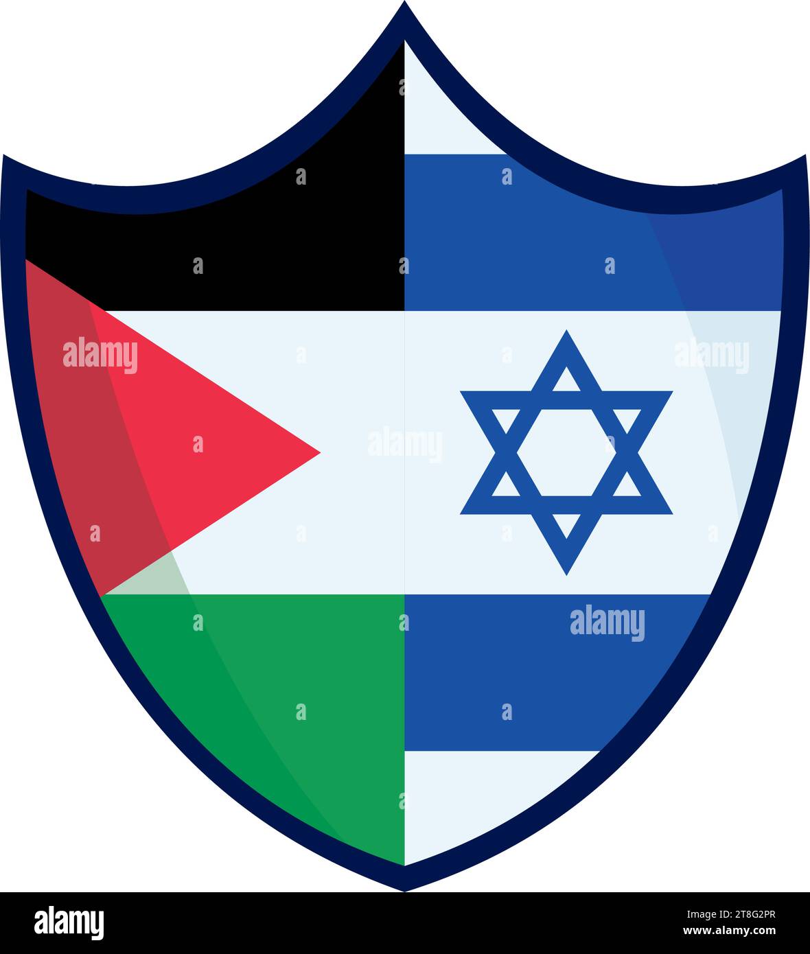 israel and palestine peace shield Stock Vector Image & Art - Alamy