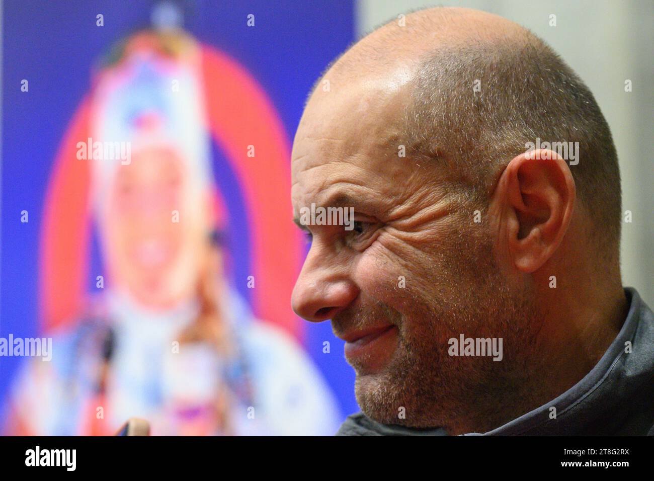 Prague, Czech Republic. 20th Nov, 2023. Czech coach Michael Malek ...