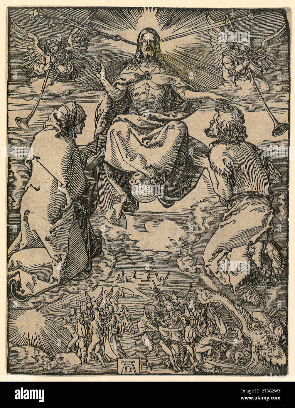 Marco Ricci (1676 - 1730), artist, Ruins-Capriccio with equestrian ...