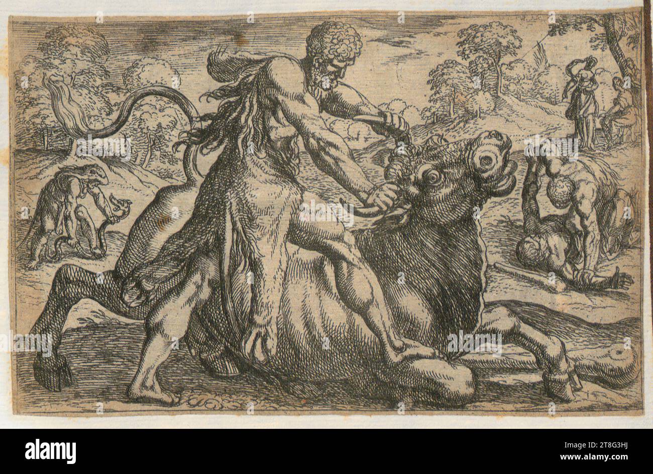 Hercules and cretan bull hi-res stock photography and images - Alamy