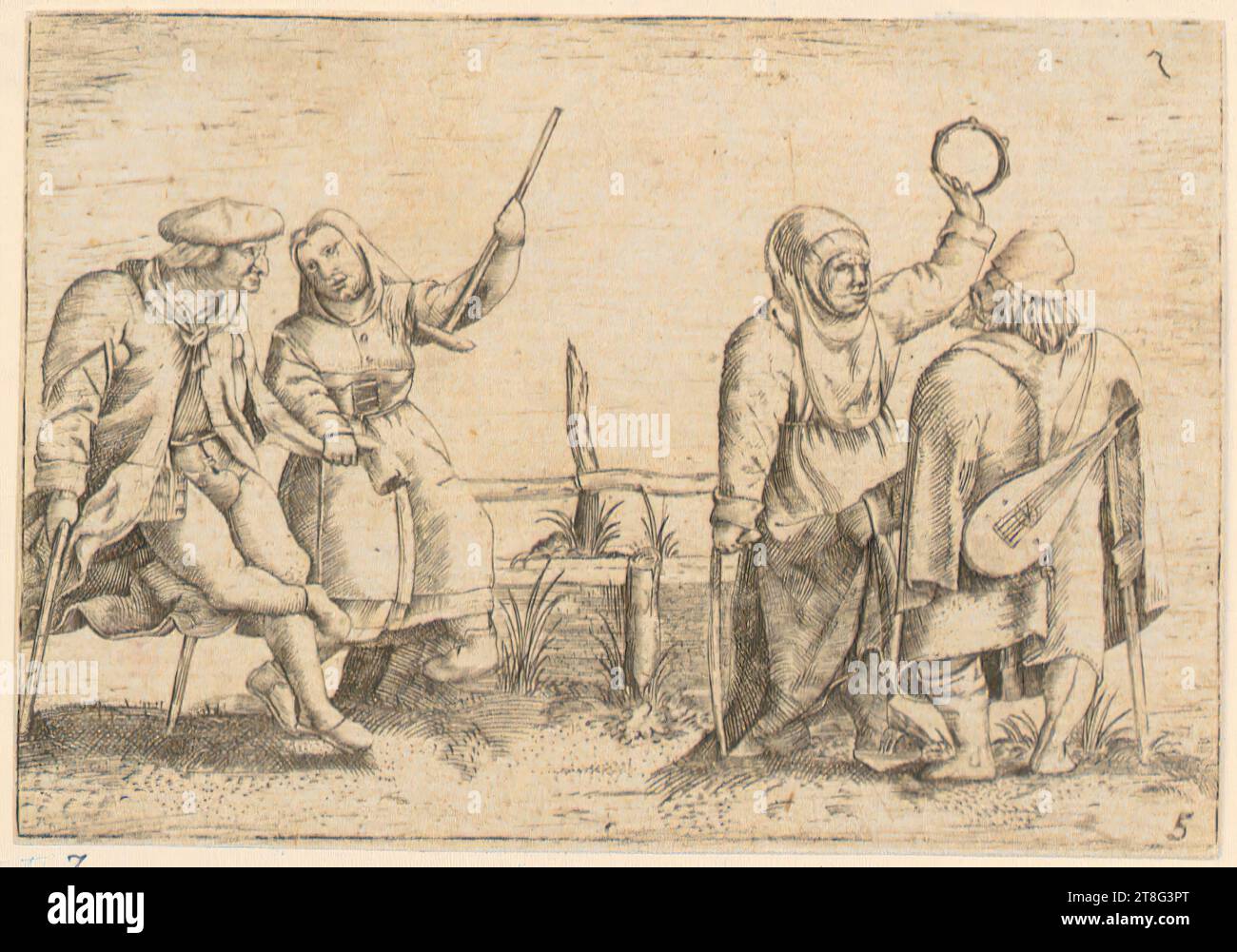 Two beggars dancing hi-res stock photography and images - Alamy