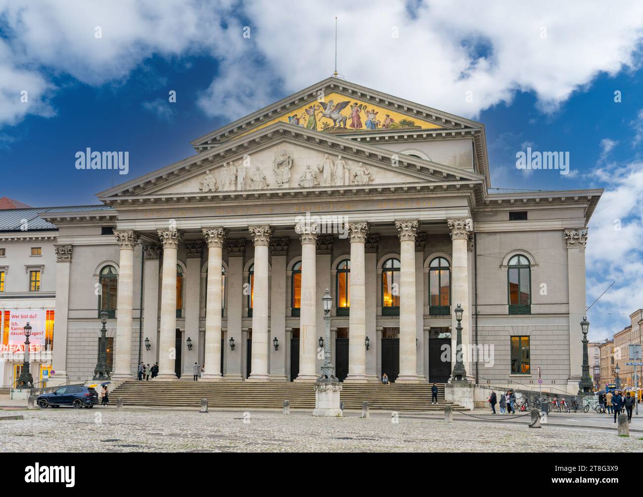 Munich, Germany, 16 november 2023 - Max-Joseph-Platz (Bayerische ...