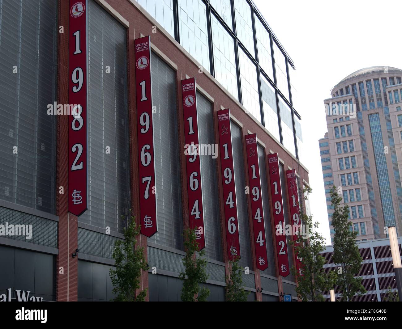 St. Louis, Missouri - June 21, 2023: Cardinals Ballpark Village in ...