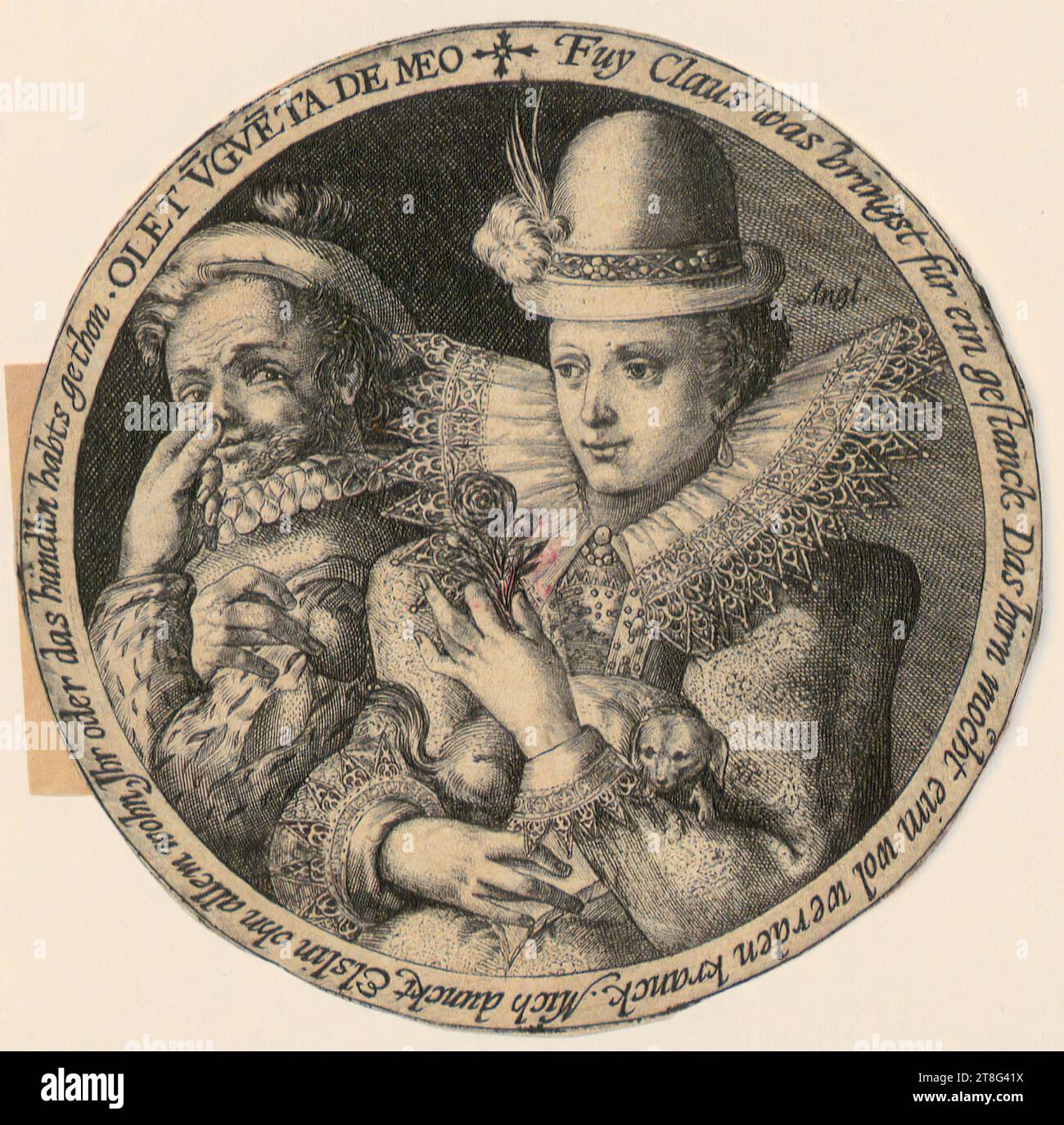Crispijn de Passe (the Elder) (1564 - 1637), Sense of Smell, sheet 6 of ...