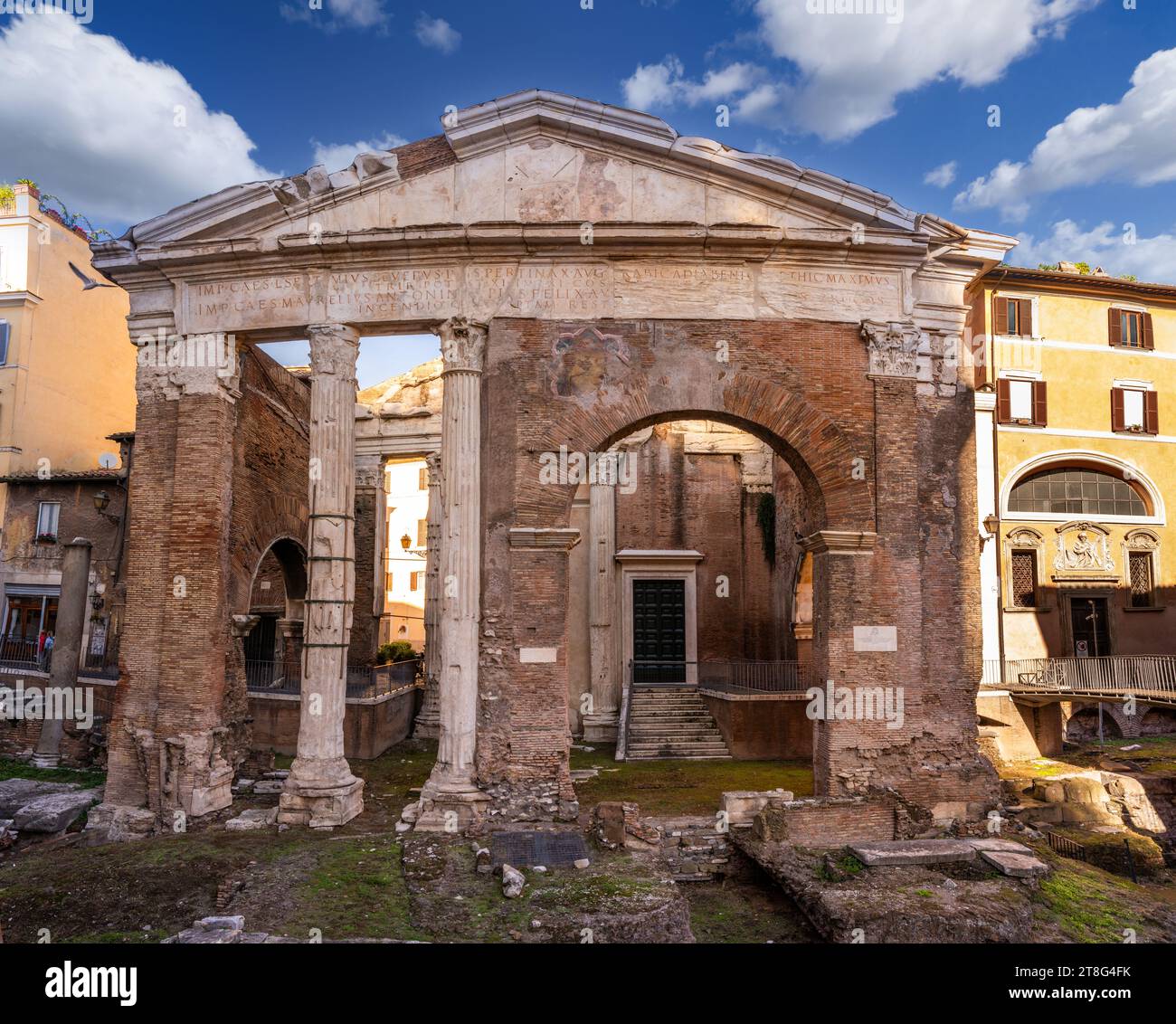 Rome, Italy, 8 november 2023 - The Portico of Octavia (Portico d ...