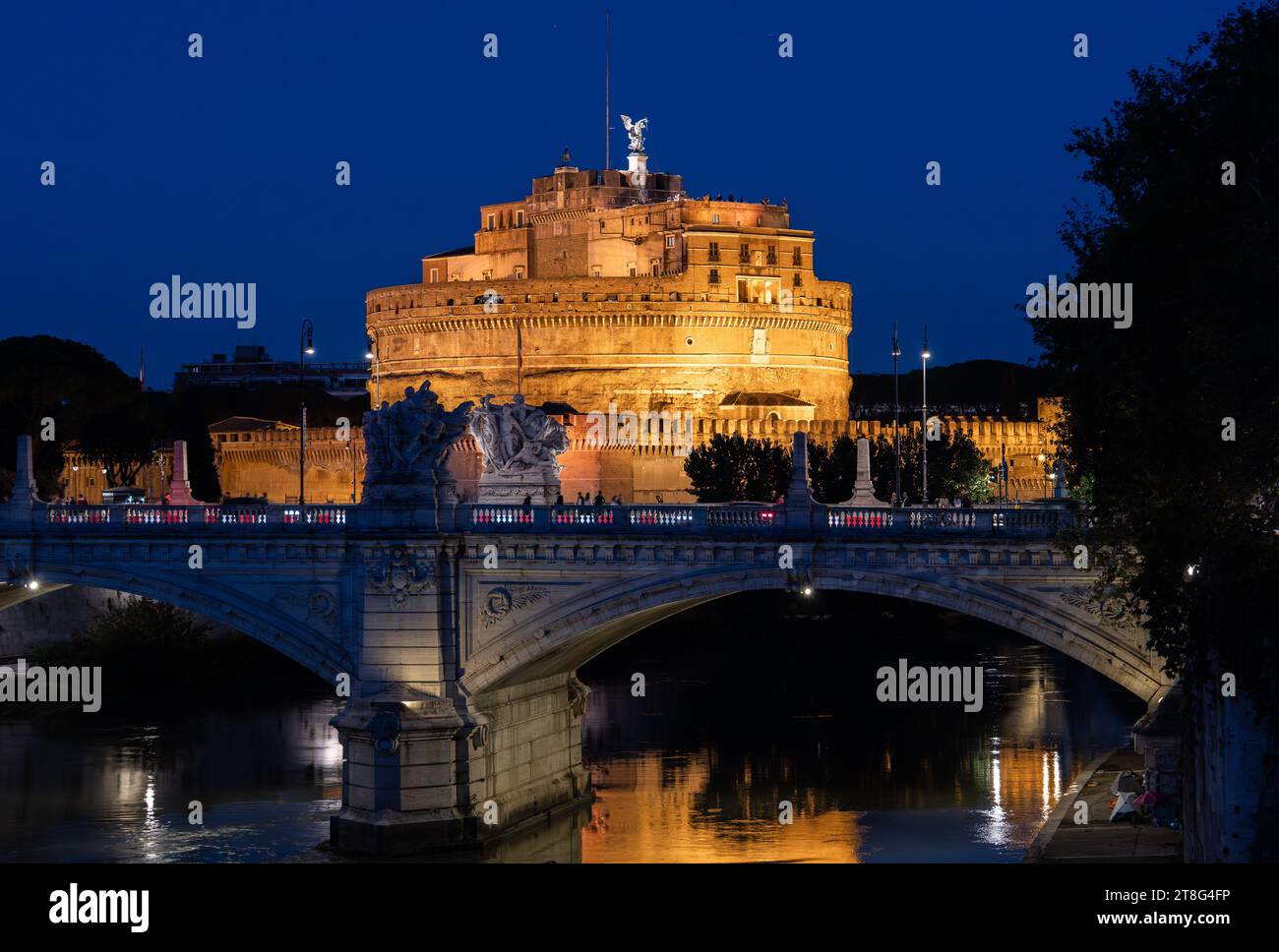 Rome, Italy, 8 november 2023 - Castel Sant'Angelo (saint Angelos Castle ...