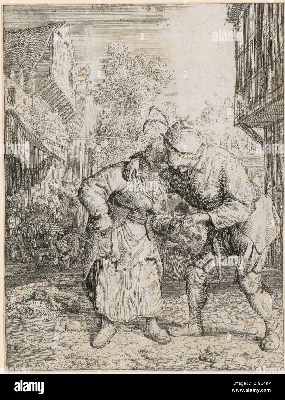 Kissing peasant couple hi-res stock photography and images - Alamy