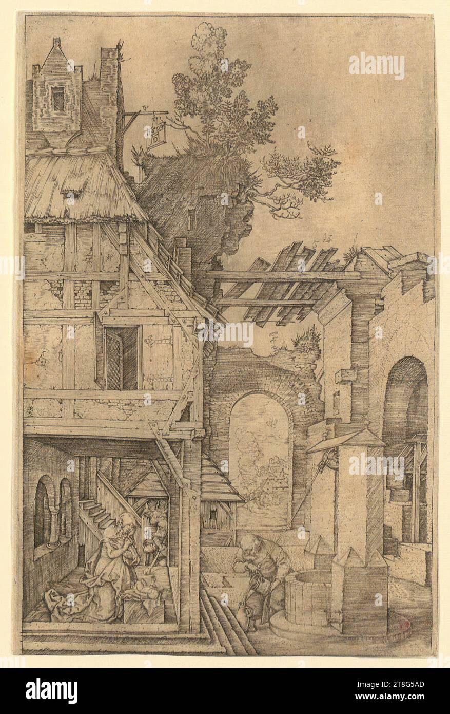 Albrecht Dürer (1471 - 1528), artist, Birth of Christ, origin of the ...