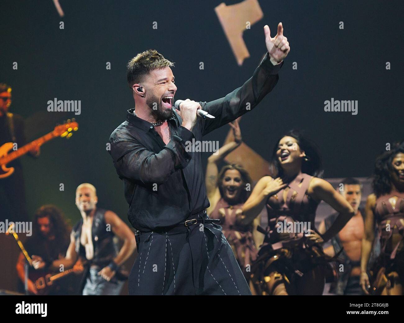 Dallas, USA. 17th Nov, 2023. Dallas, Texas, USA: Puertorican singer and ...