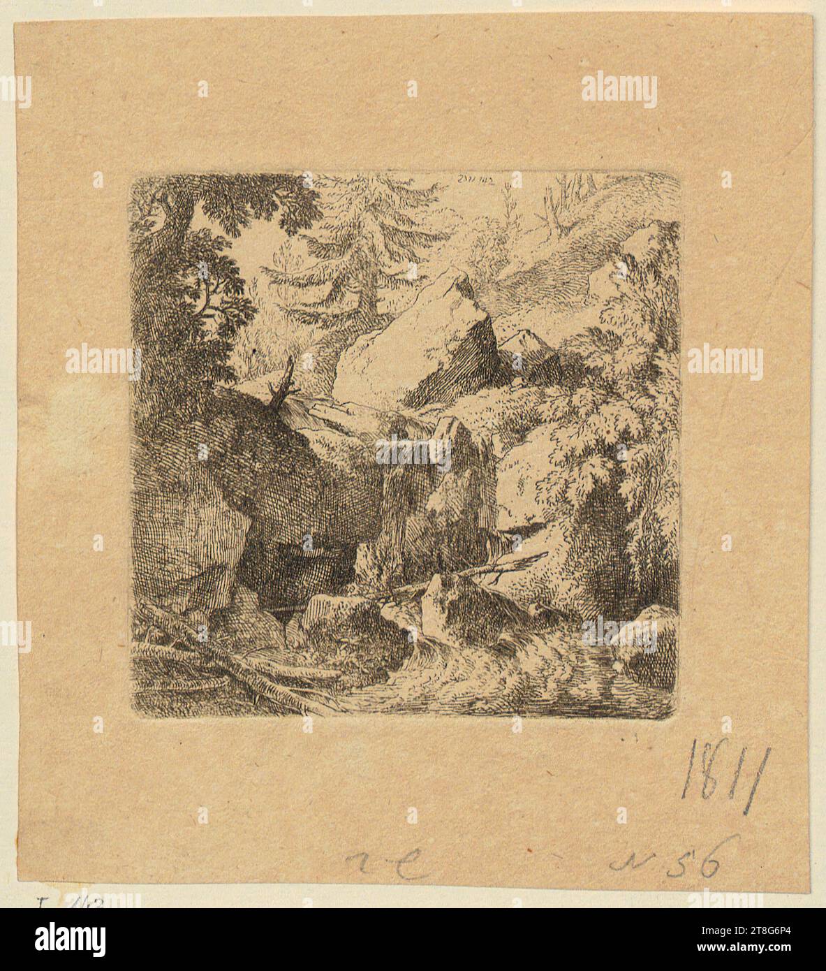Christian Wilhelm Ernst Dietrich (1712 - 1774), A forest stream ...