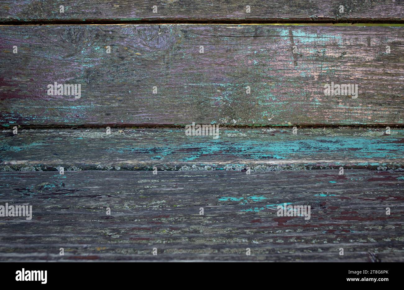 Obsolete wooden bench backdrop, abstract texture Stock Photo - Alamy