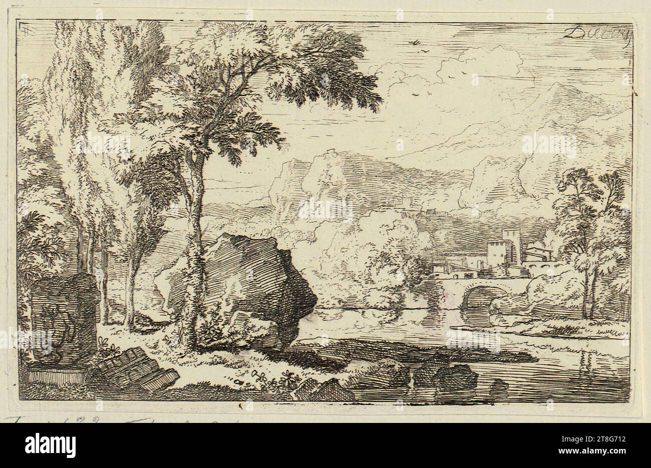 Christian Wilhelm Ernst Dietrich (1712 - 1774), A Landscape with a Bas ...