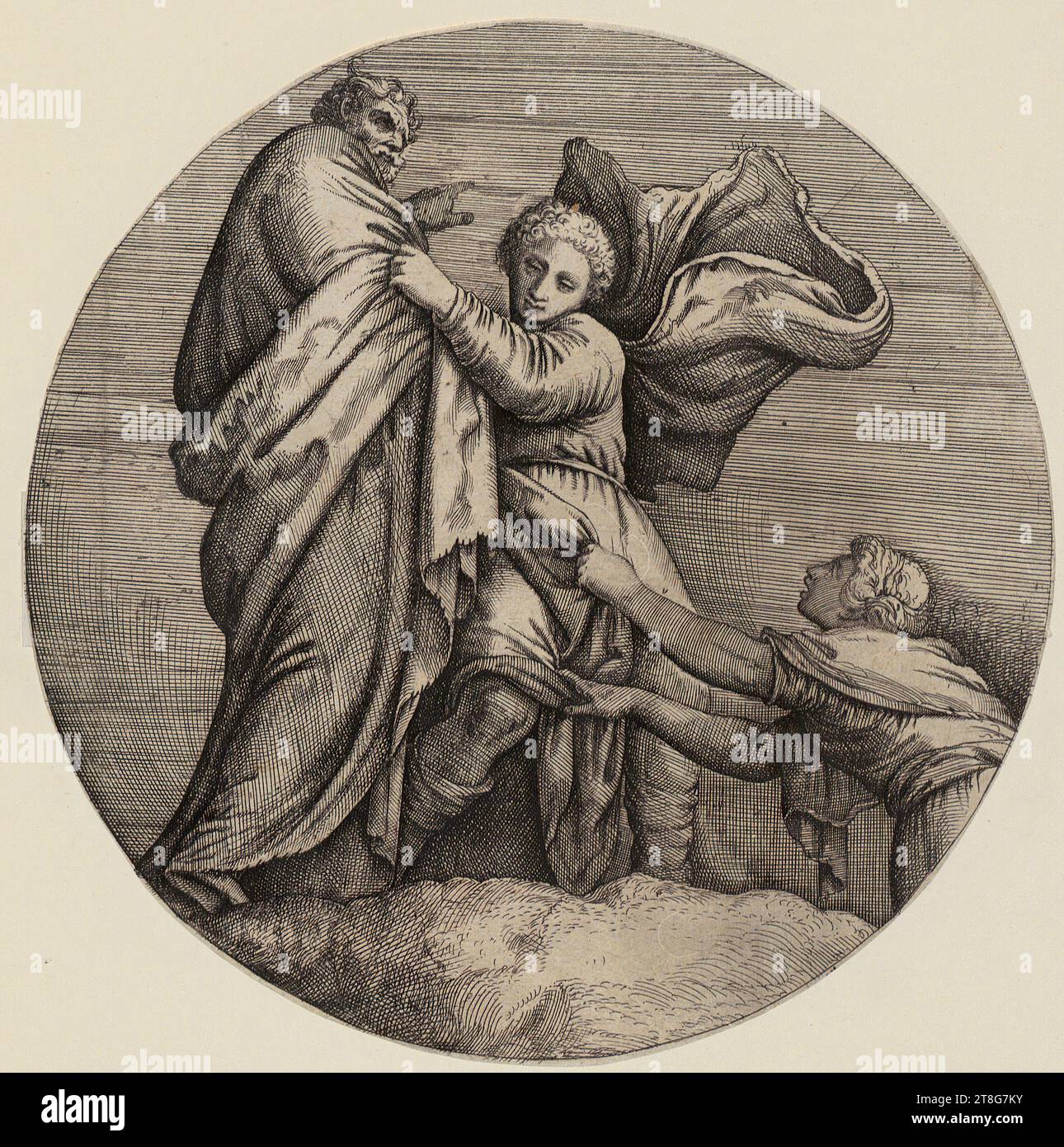 Battista Franco (1510 um - 1561), Allegory of Wisdom, print medium ...