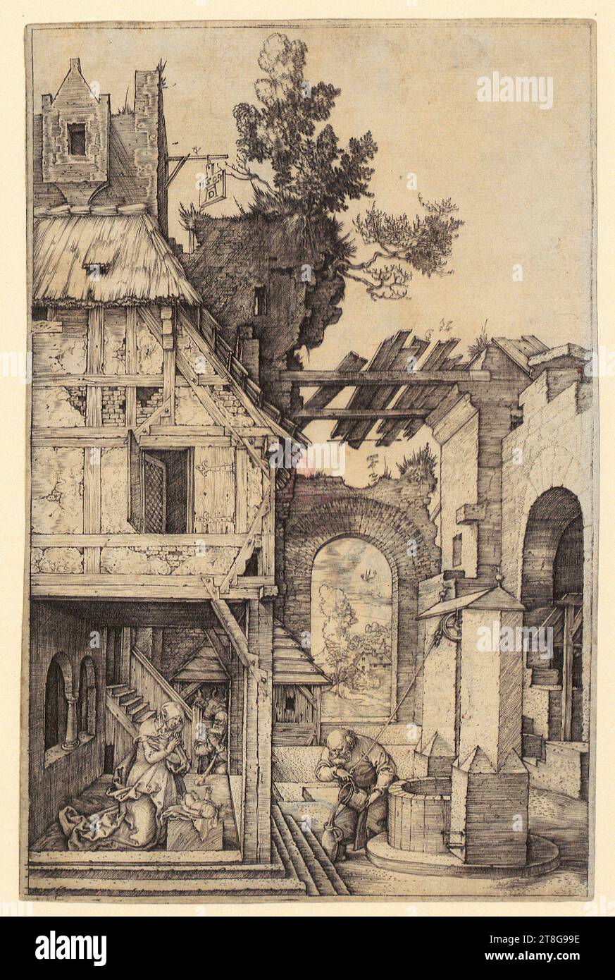 Albrecht Dürer (1471 - 1528), artist, Birth of Christ, origin of the ...