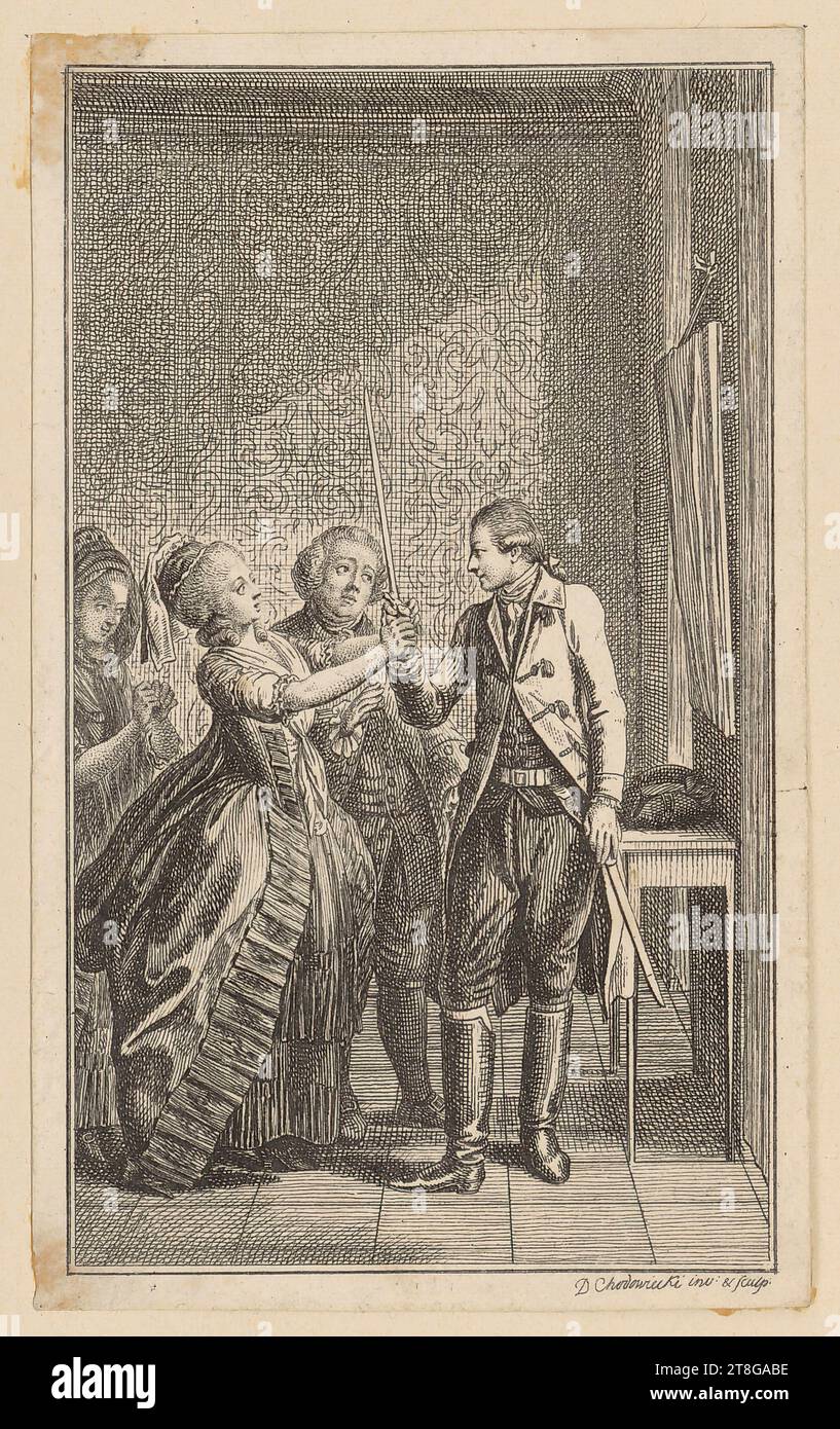 Daniel Nikolaus Chodowiecki (1726 - 1801), artist, sheet 7 to Dusch's ...