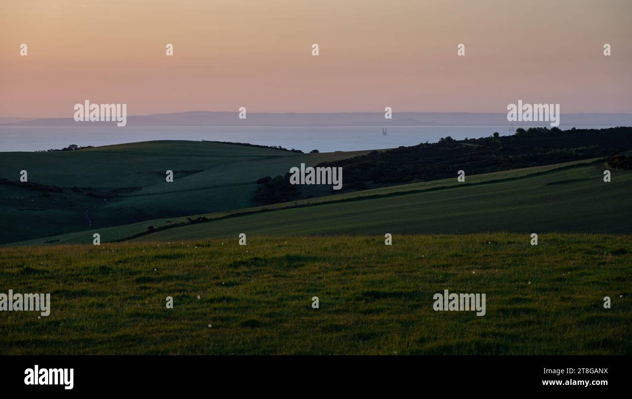 Bossington hill in exmoor hi-res stock photography and images - Alamy