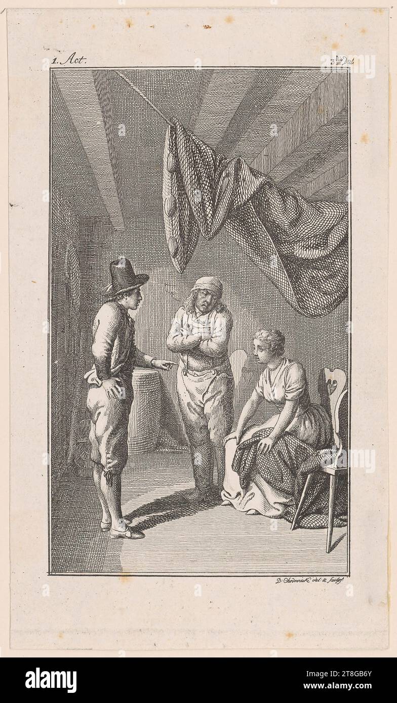 Daniel Nikolaus Chodowiecki (1726 - 1801), artist, sheet 1 to Ewald's ...