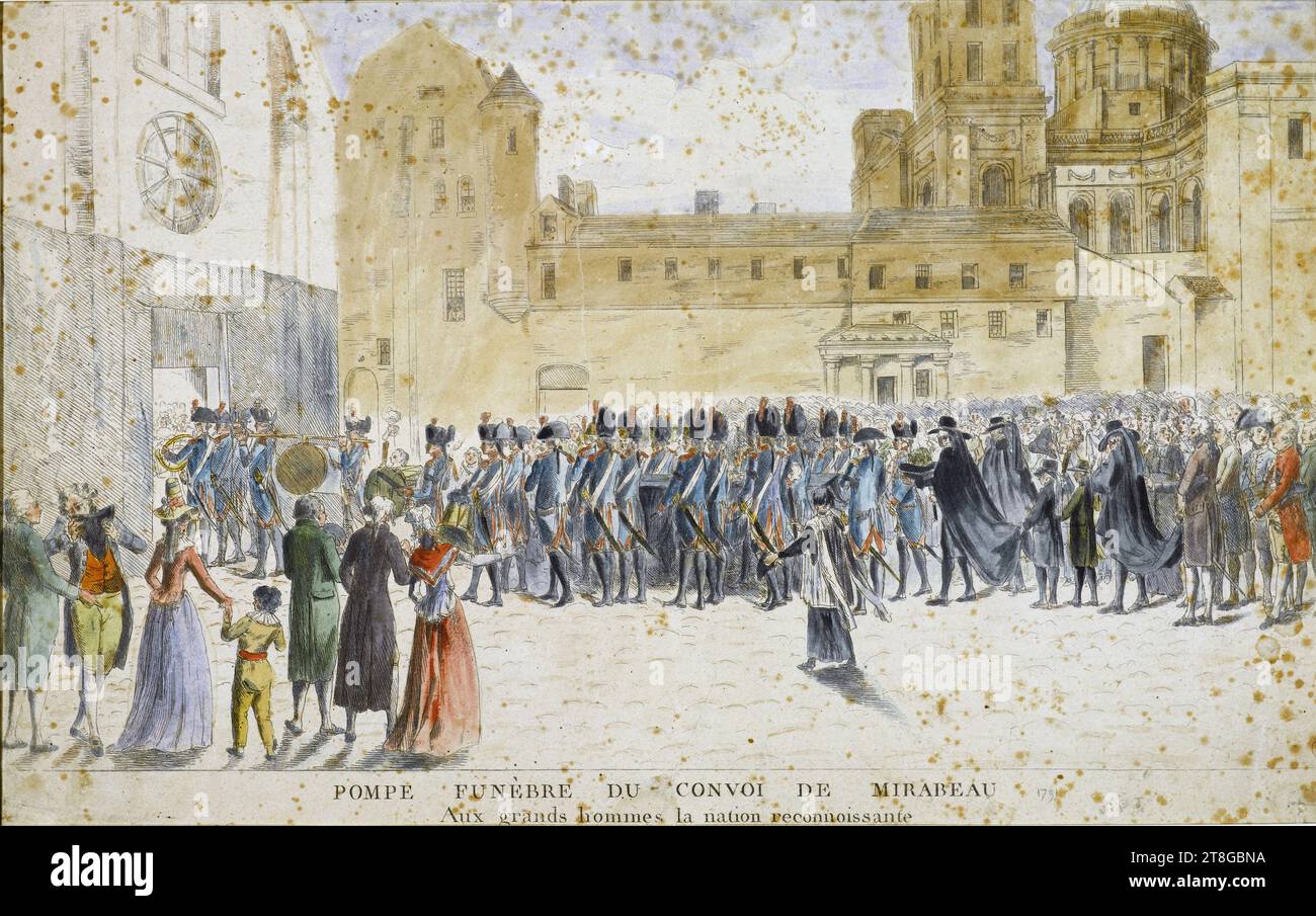 Undertakers of the Mirabeau convoy, To great men the grateful nation ...