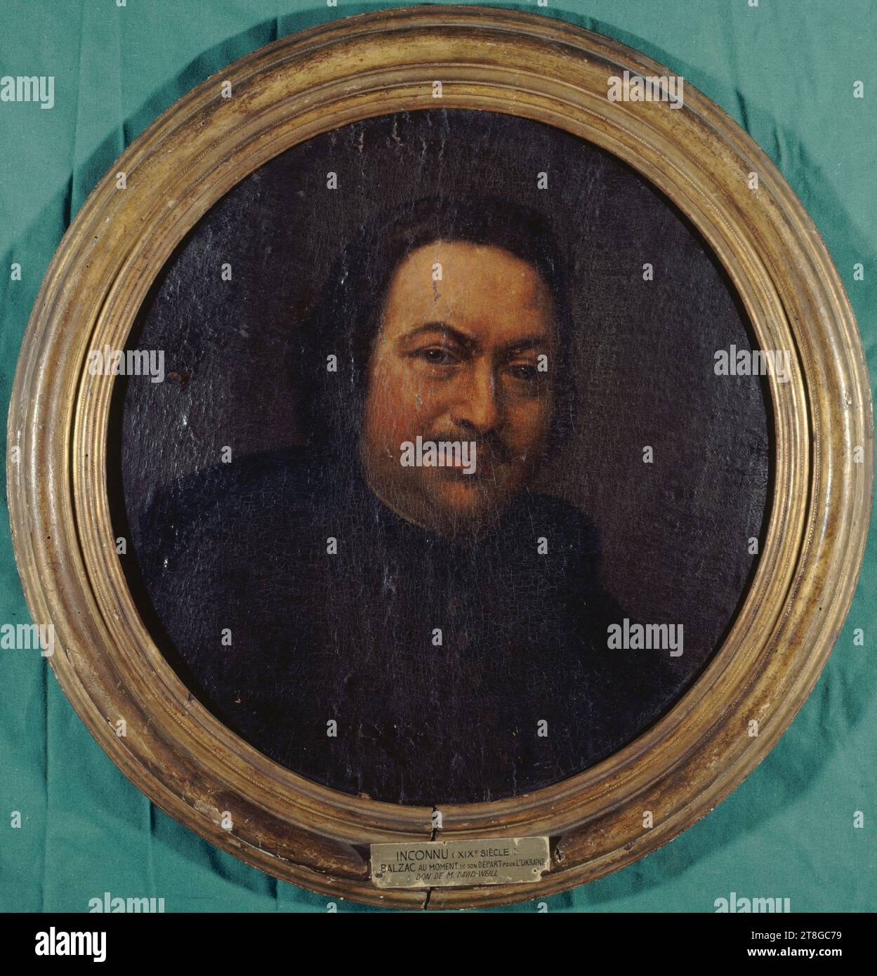 Presumed portrait of Honoré de Balzac (1799-1850), writer, Array ...