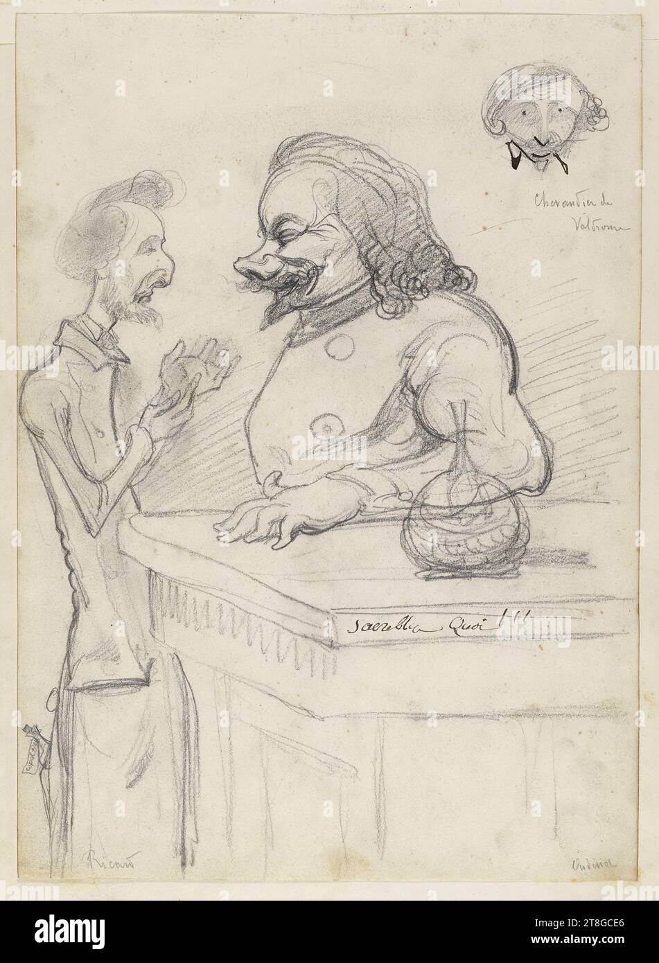 19th century portraits drawing hi-res stock photography and images - Alamy