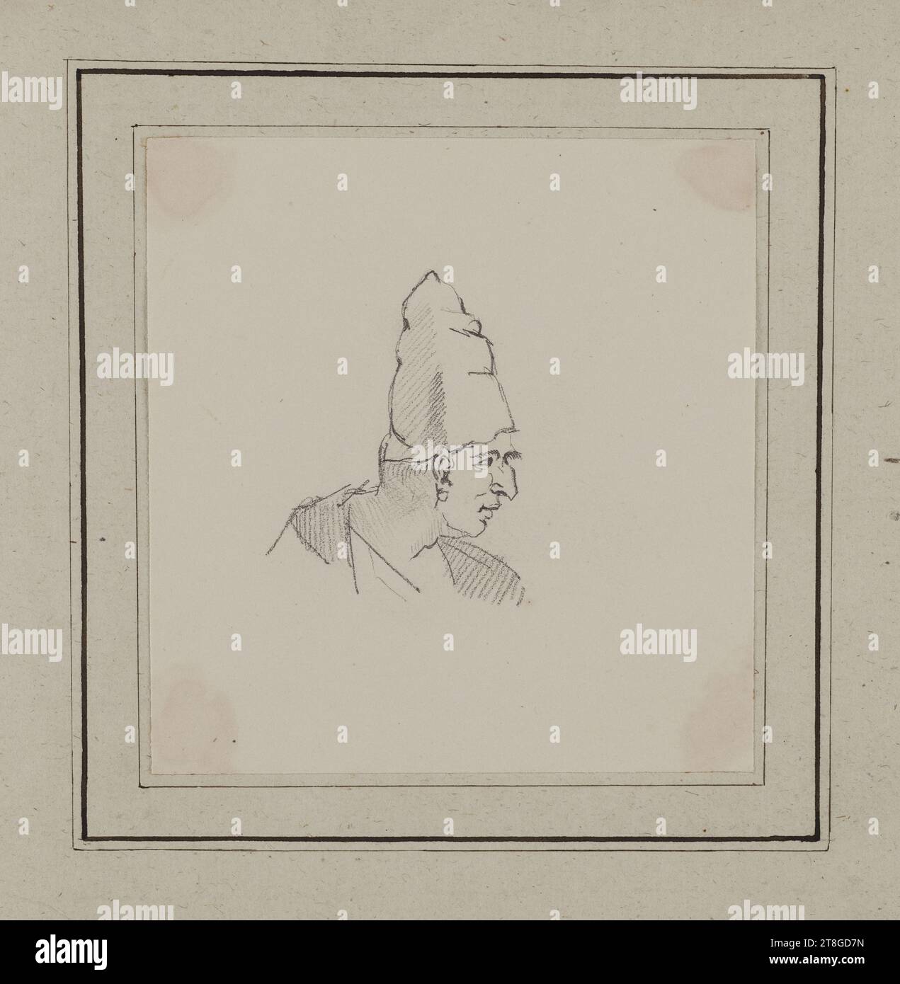 Collection of 12 drawings, Draughtsman, 19th century, Graphic arts ...