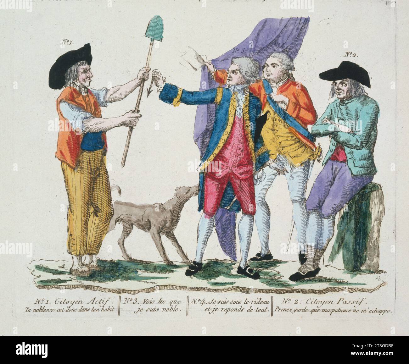 N°1. Active Citizen, Your nobility is in your dress. ..., Engraver ...