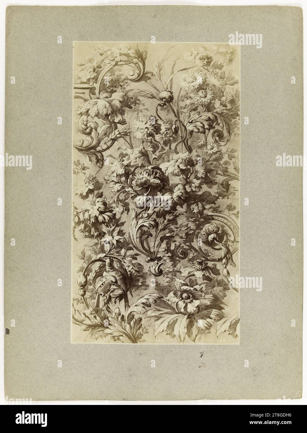 Photographic collection of ornamental motifs. Industrial drawing by ...