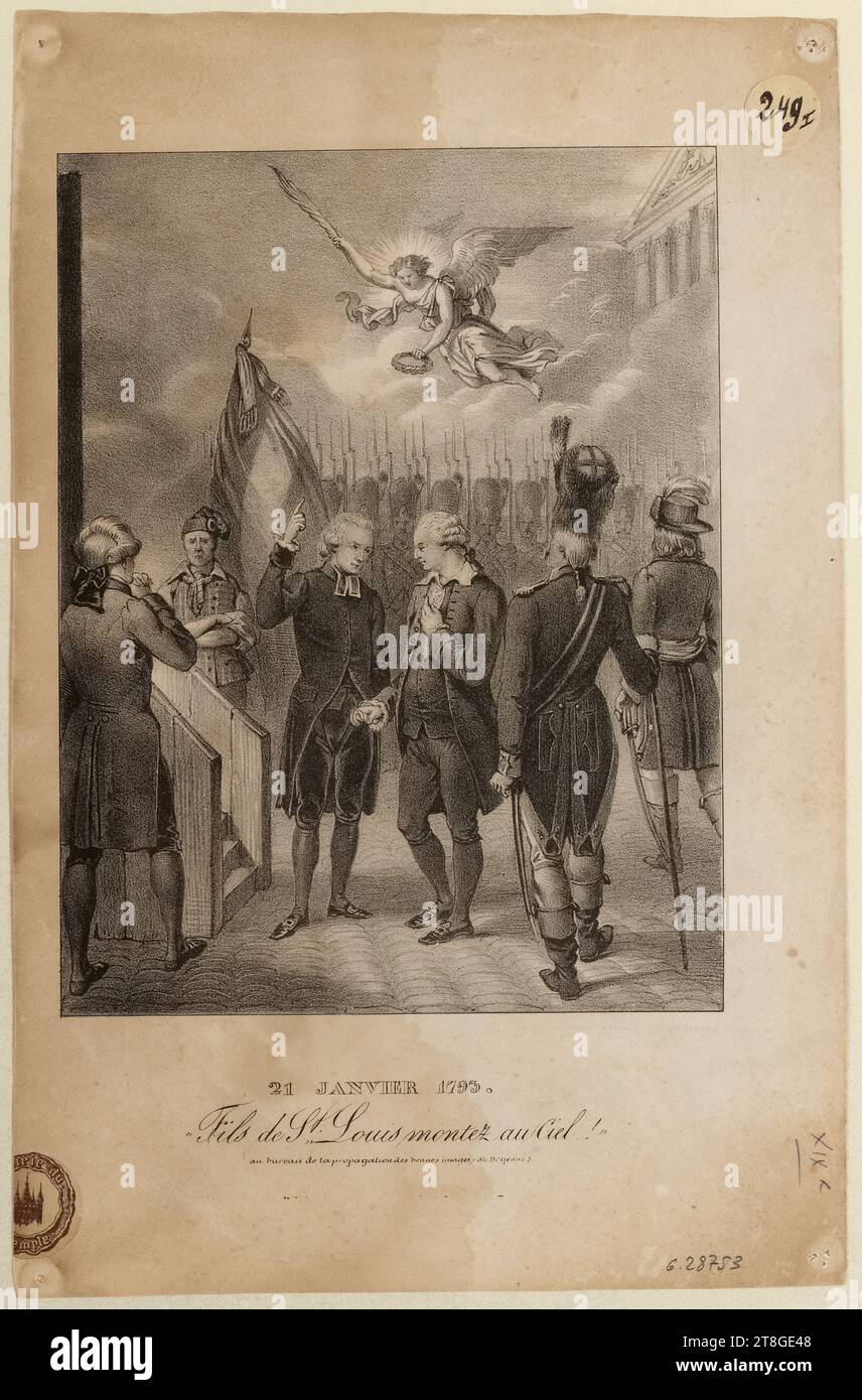 French Revolution: The Execution of Louis XVI, Place de la Révolution ...