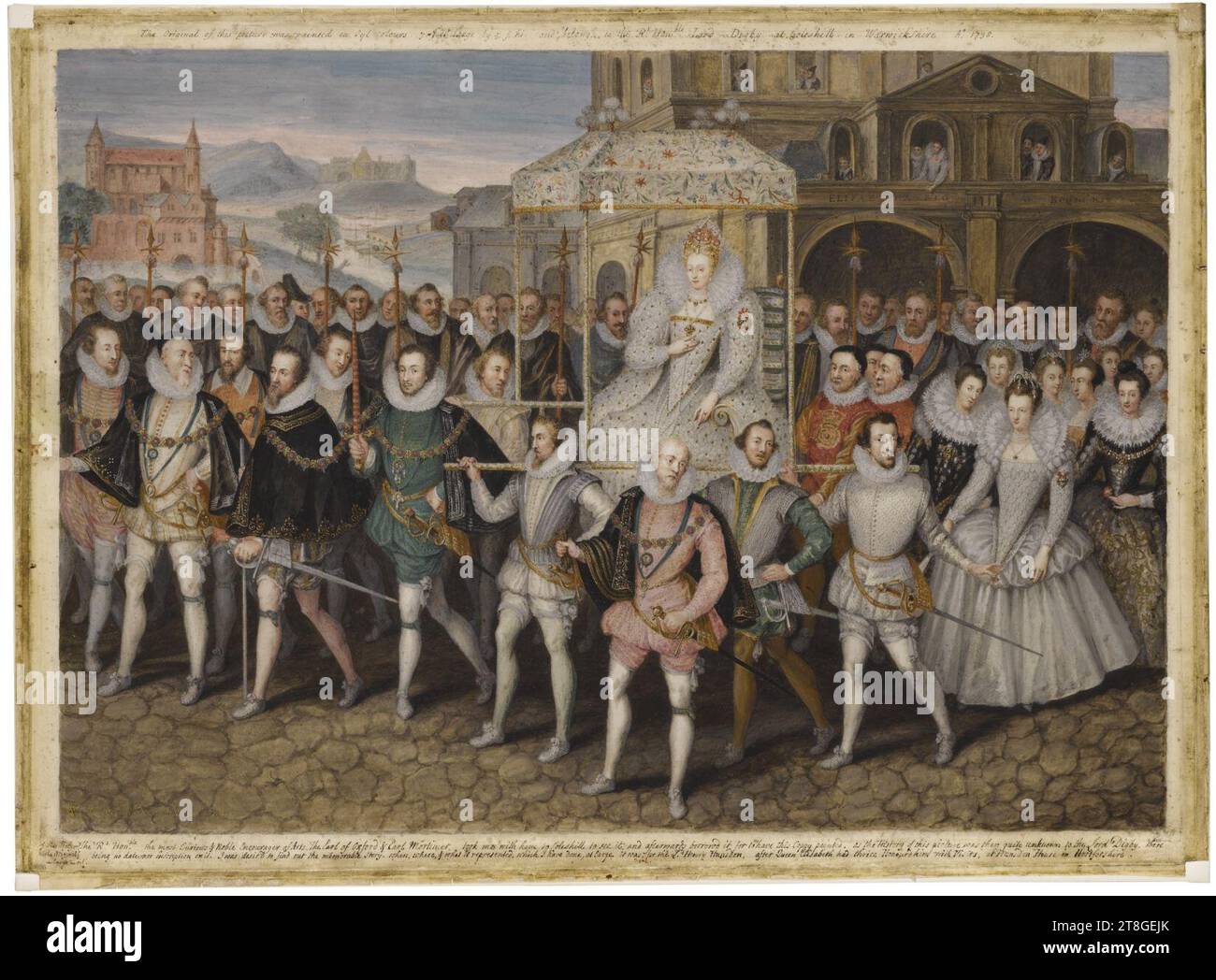 Elizabeth I, Procession Portrait Stock Photo - Alamy