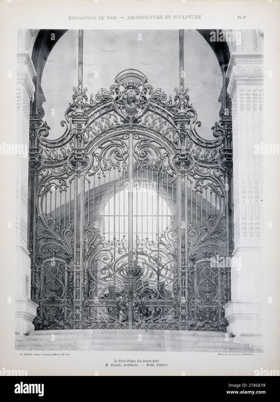 Universal Exhibition of 1900. The Palace of Fine Arts. Architecture and ...