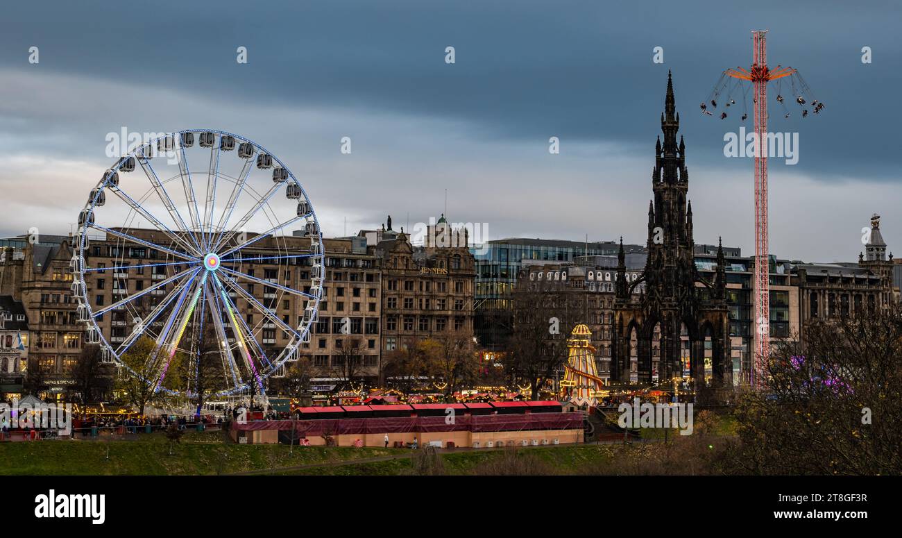 Edinburgh, Scotland, UK, 20th November 2023. Christmas Scenes: The ...