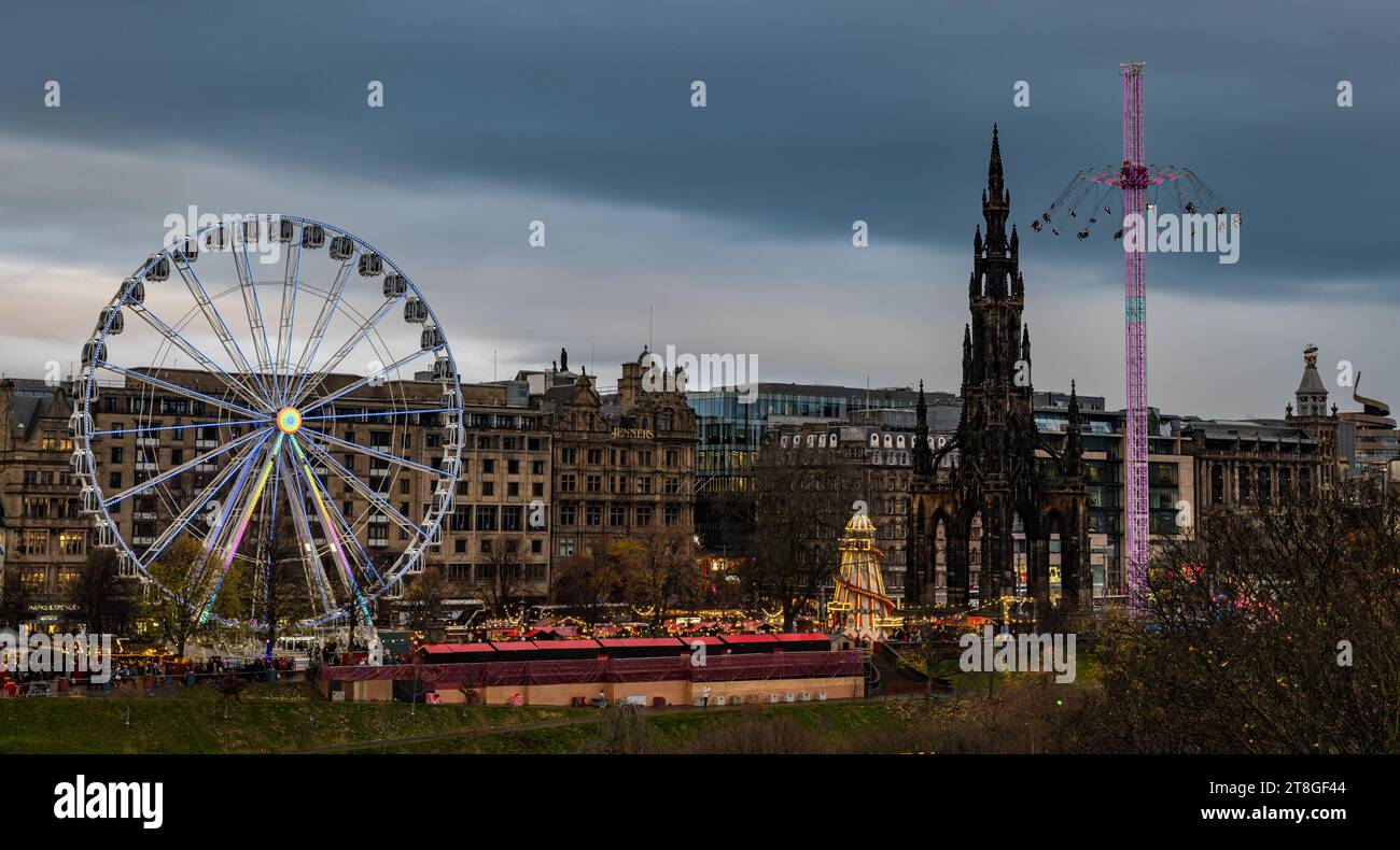 Edinburgh, Scotland, UK, 20th November 2023. Christmas Scenes: The ...