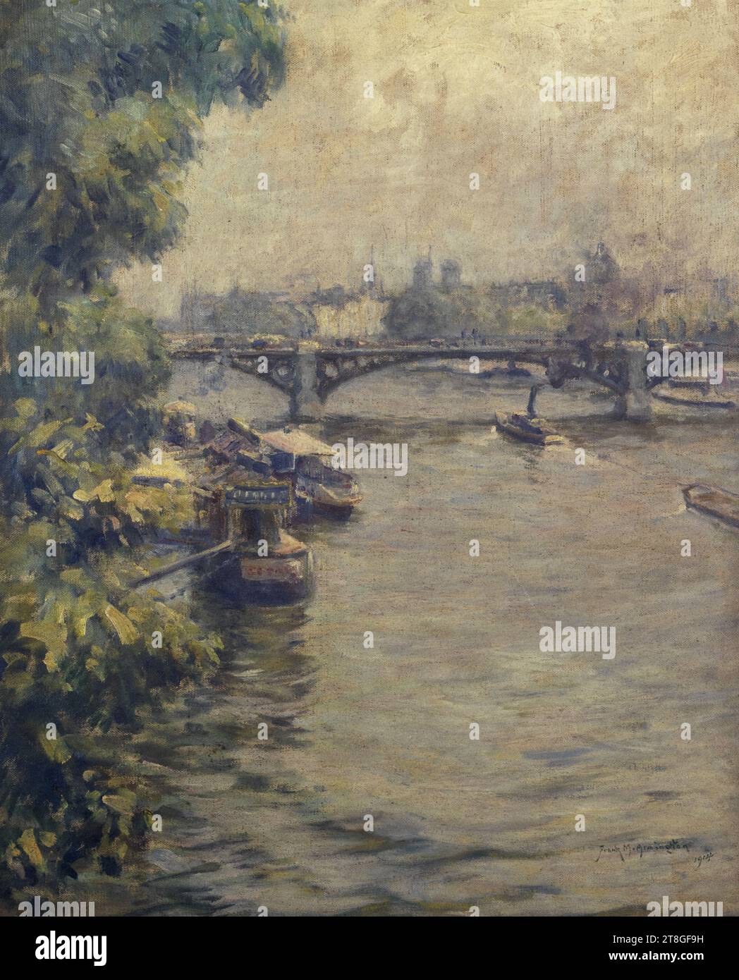 The Carrousel Bridge, Armington, Frank Milton, Painter, Array, Painting ...