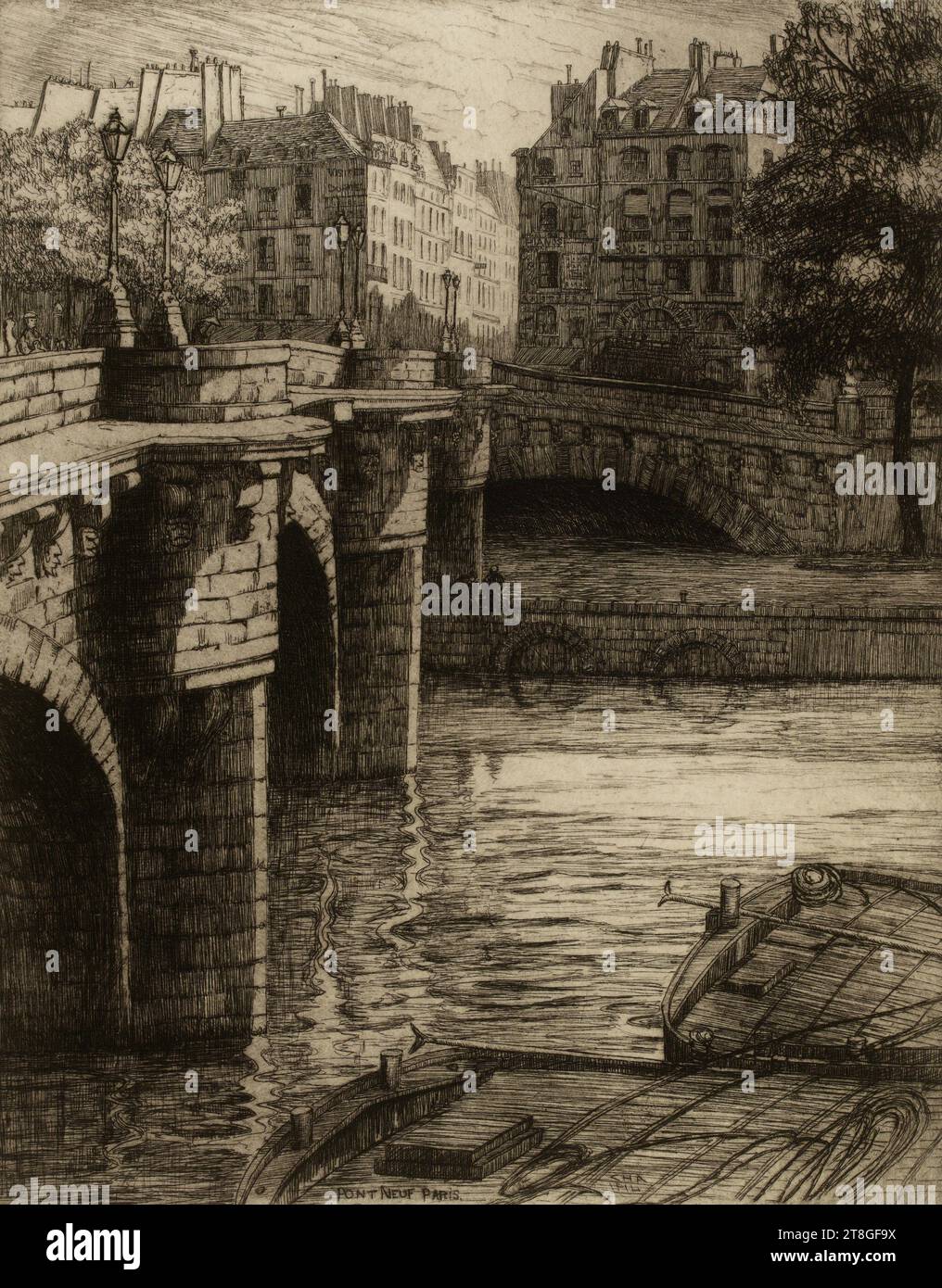 Pont Neuf Paris, Armington, Caroline-Helena, Engraver, Array, Print ...