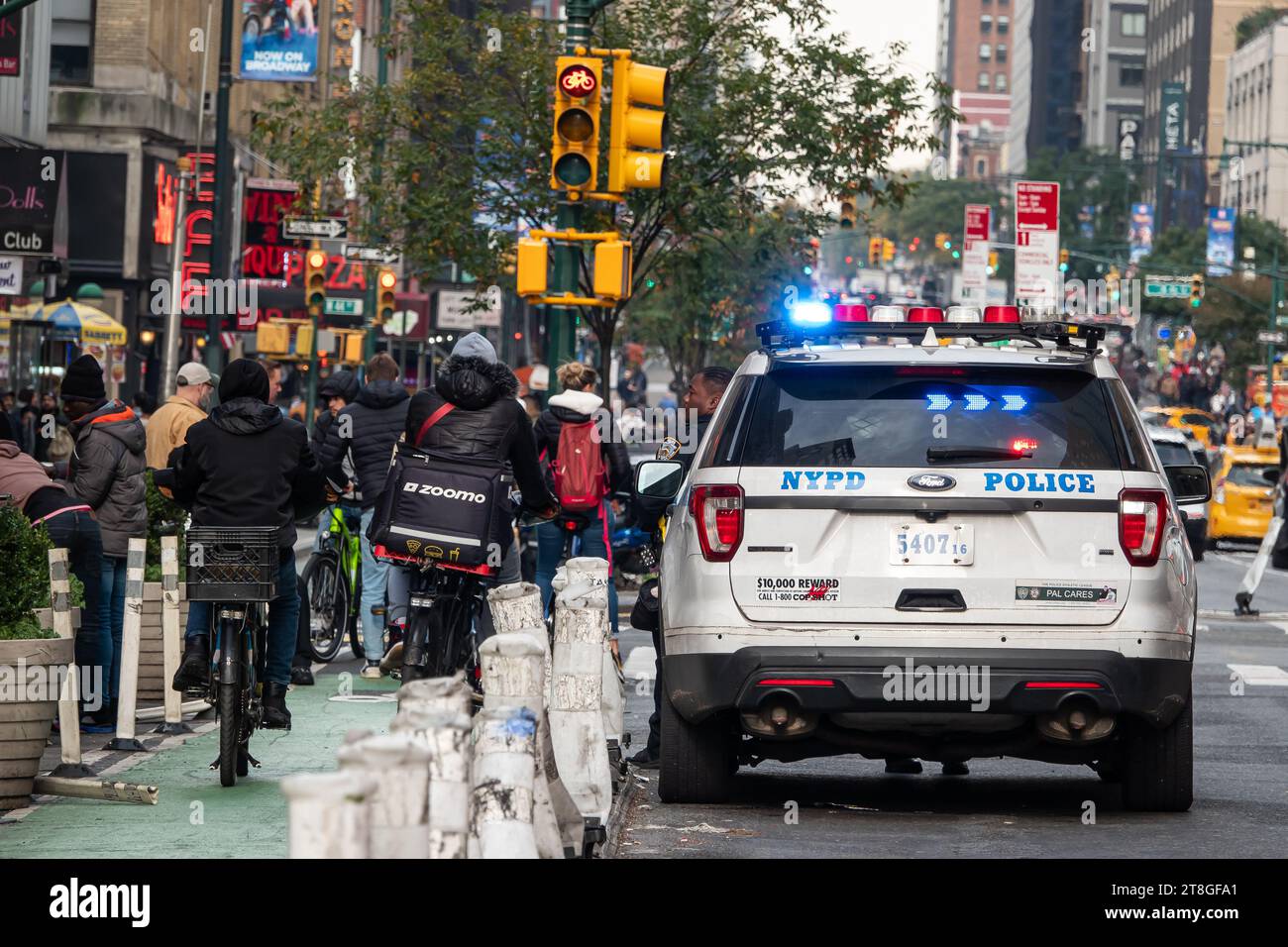 Police cars (NYPD) on the streets of New York City Stock Photo - Alamy