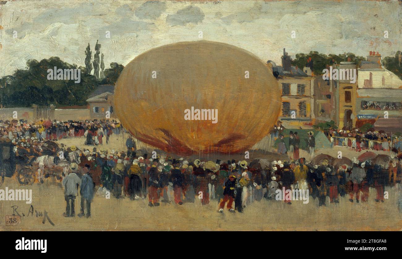 Balloon abduction, Arus, Raoul, Painter, Array, Painting, Dimensions ...