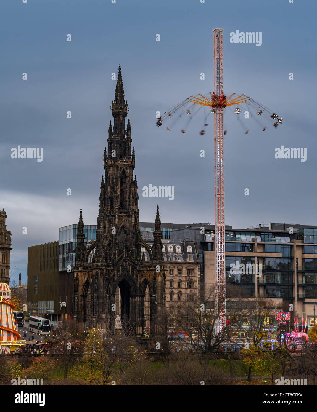 Edinburgh, Scotland, UK, 20th November 2023. The lights of Christmas ...