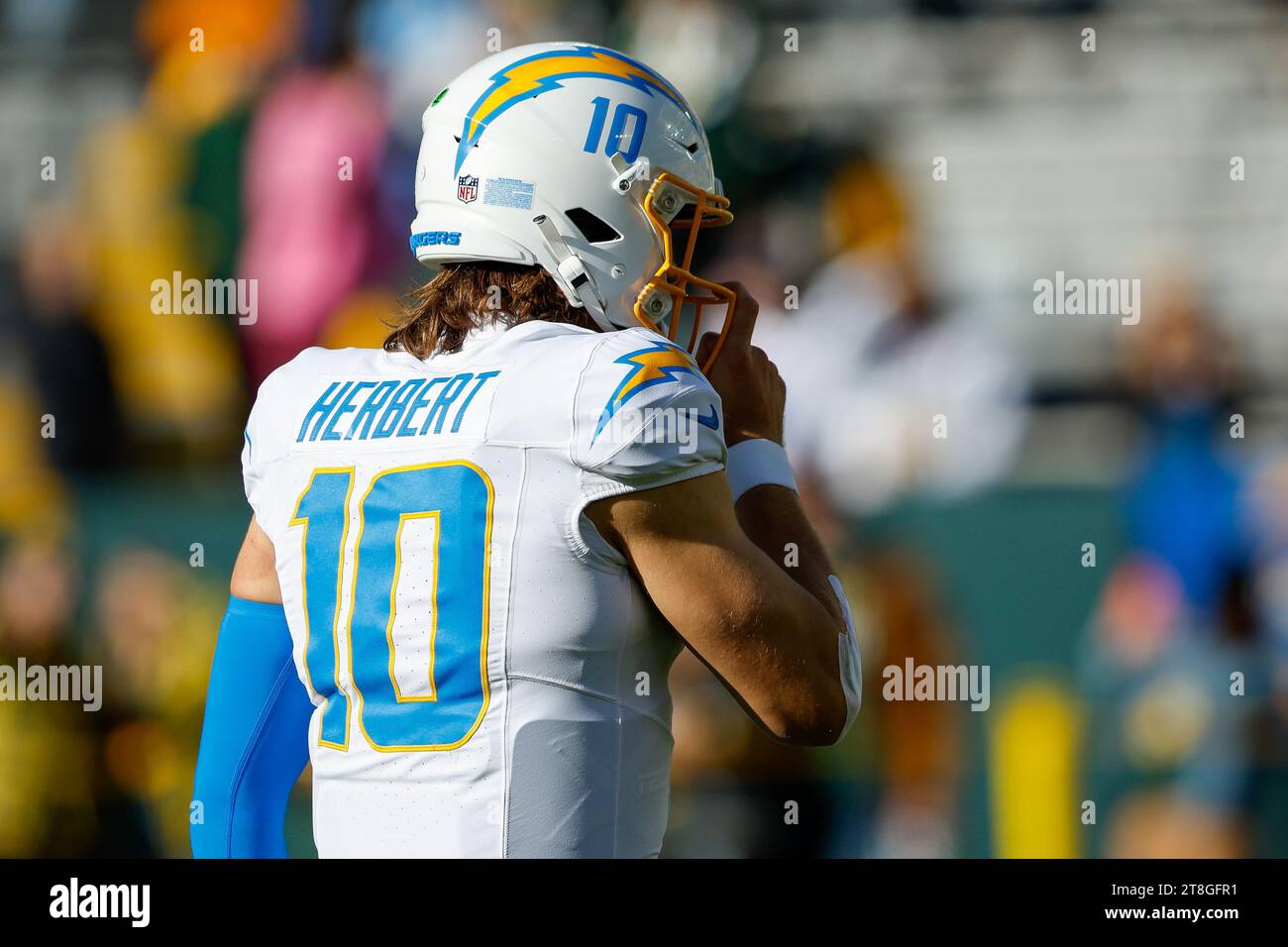Green Bay, Wisconsin, USA. 19th Nov, 2023. Los Angeles Chargers ...