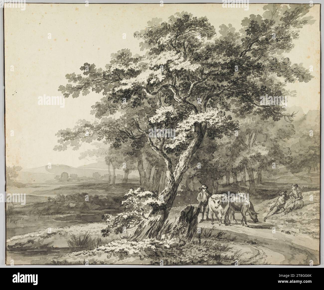 Couple under a large tree hi-res stock photography and images - Alamy