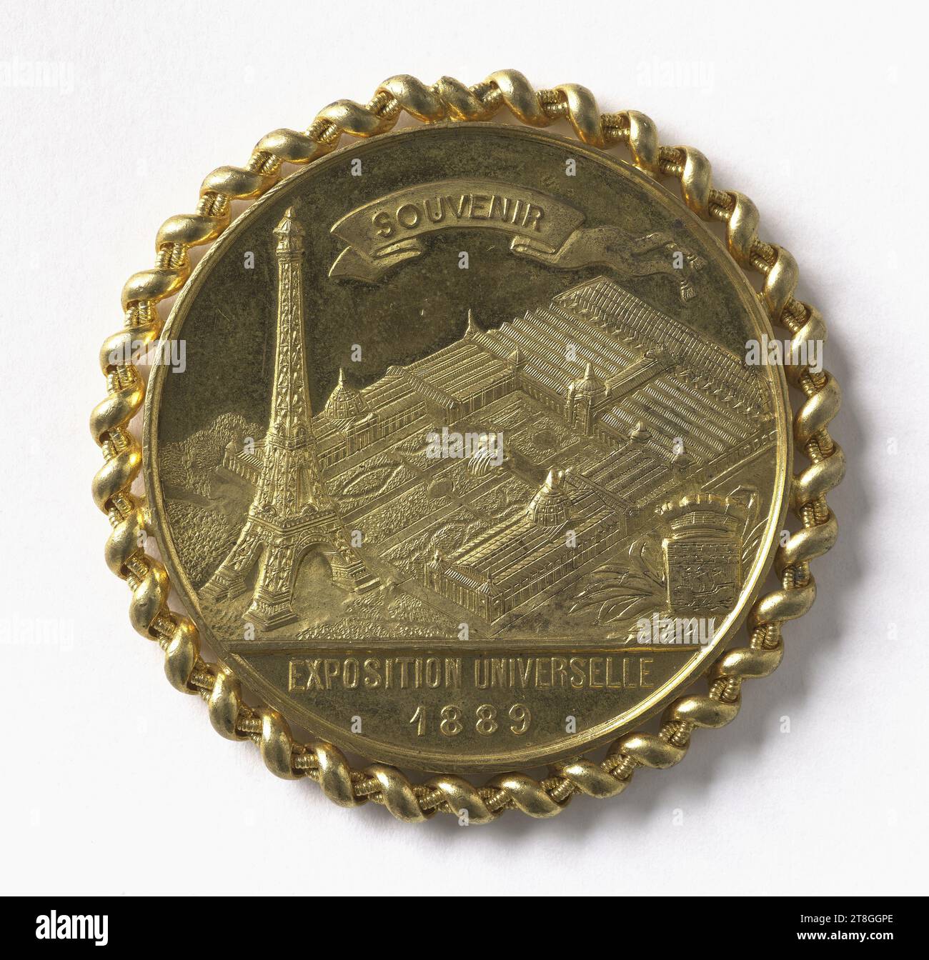 Souvenir of a visit to the Universal Exhibition of 1889, Medal engraver ...