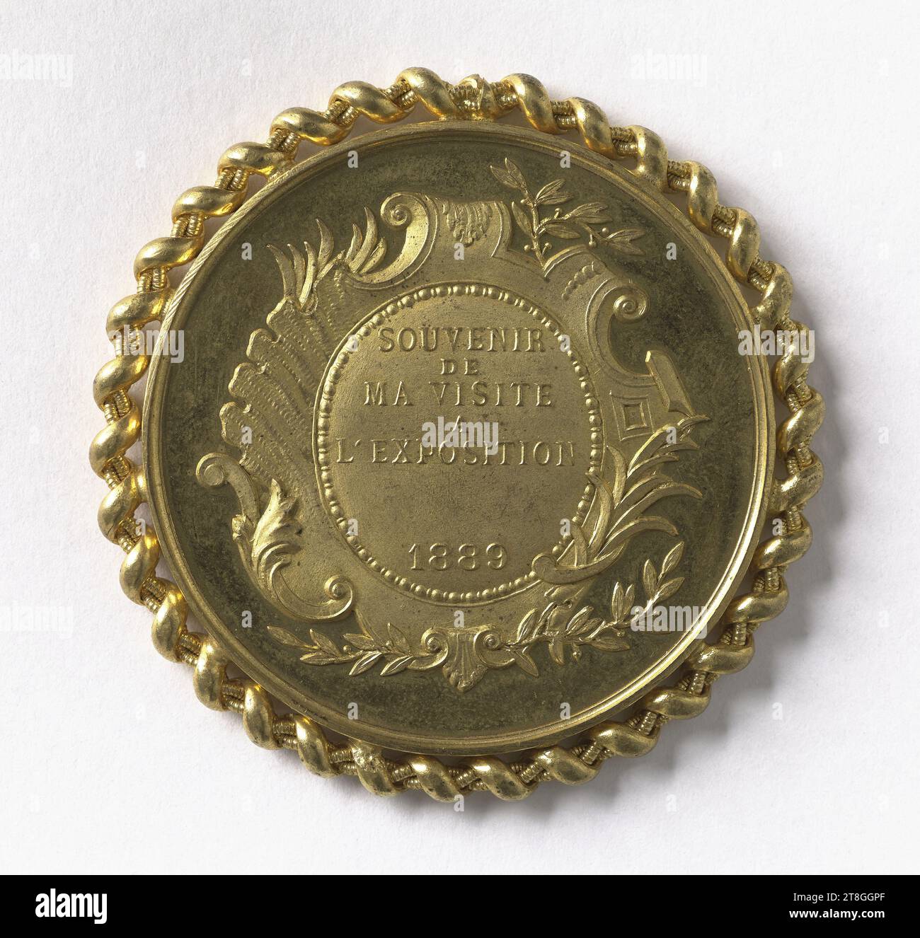 Souvenir of a visit to the Universal Exhibition of 1889, Medal engraver ...