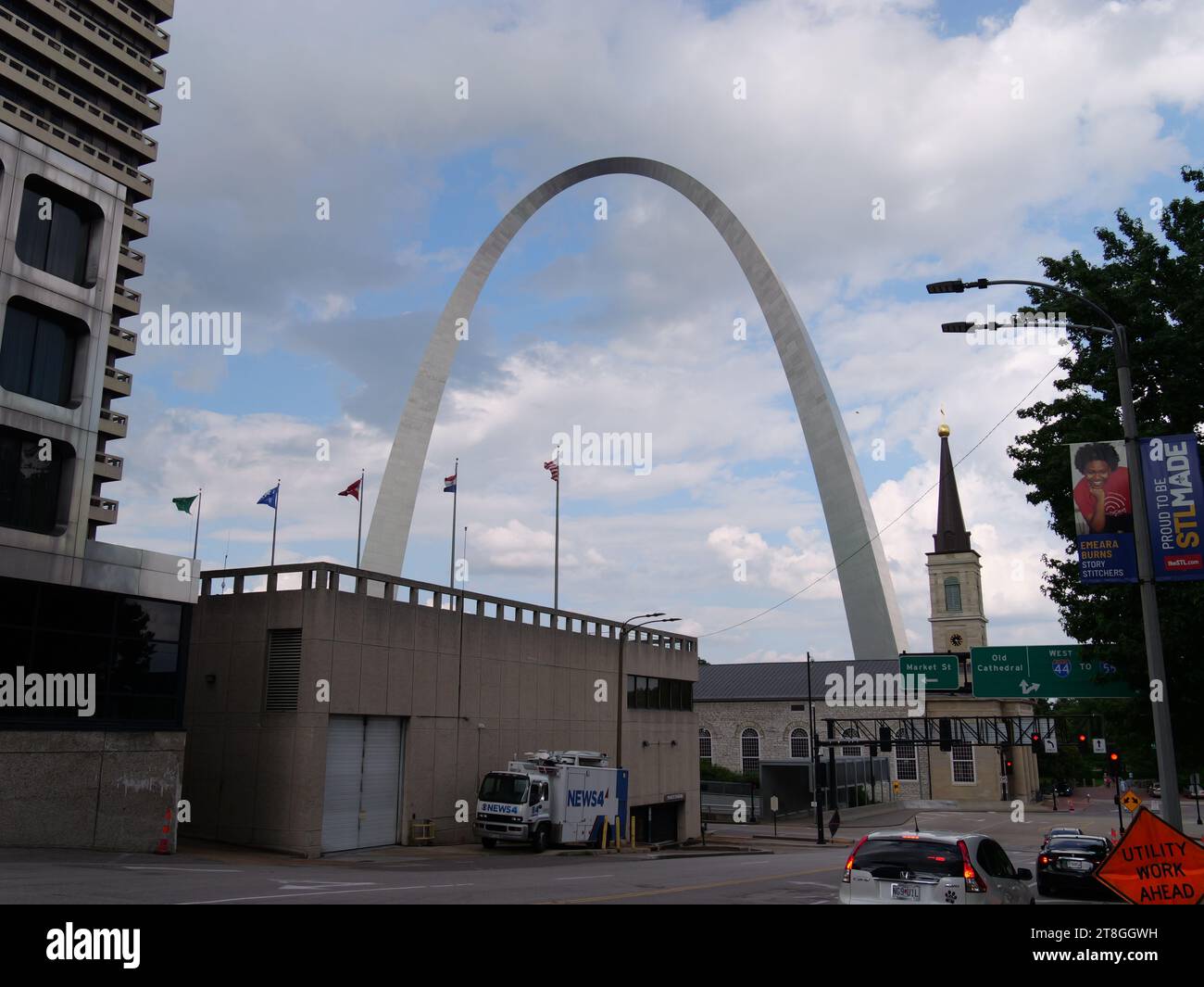St. Louis, Missouri - June 21, 2023: The Gateway Arch in St Louis, MO Stock Photo - Alamy